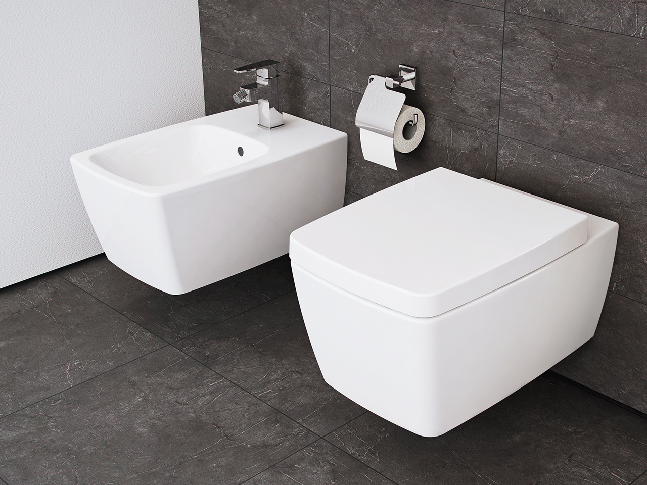 Metropole Wall-Hung Wc Rim-Ex White - Iperceramica-mt