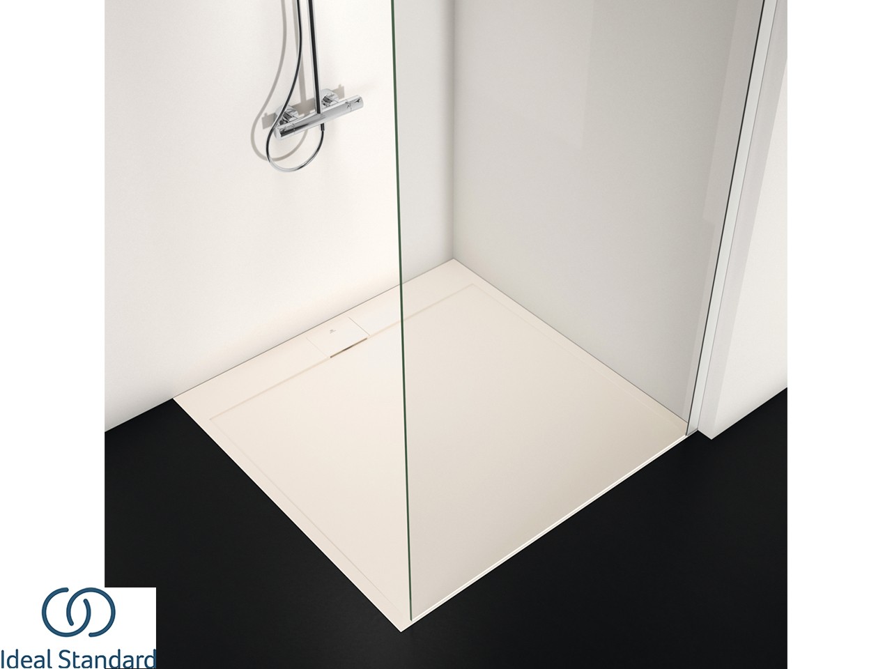 Ideal Standard Shower Tray Ultraflat-S I.Life Squared 120x120 cm Resin ...