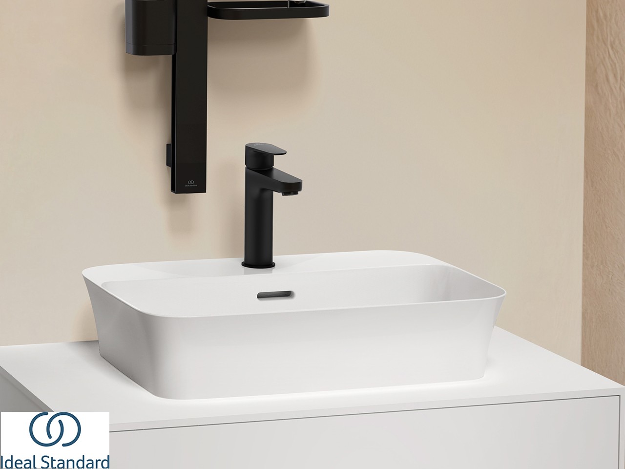 Ideal Standard® Cerafine O Basin Mixer with Drain Single Lever Matt ...