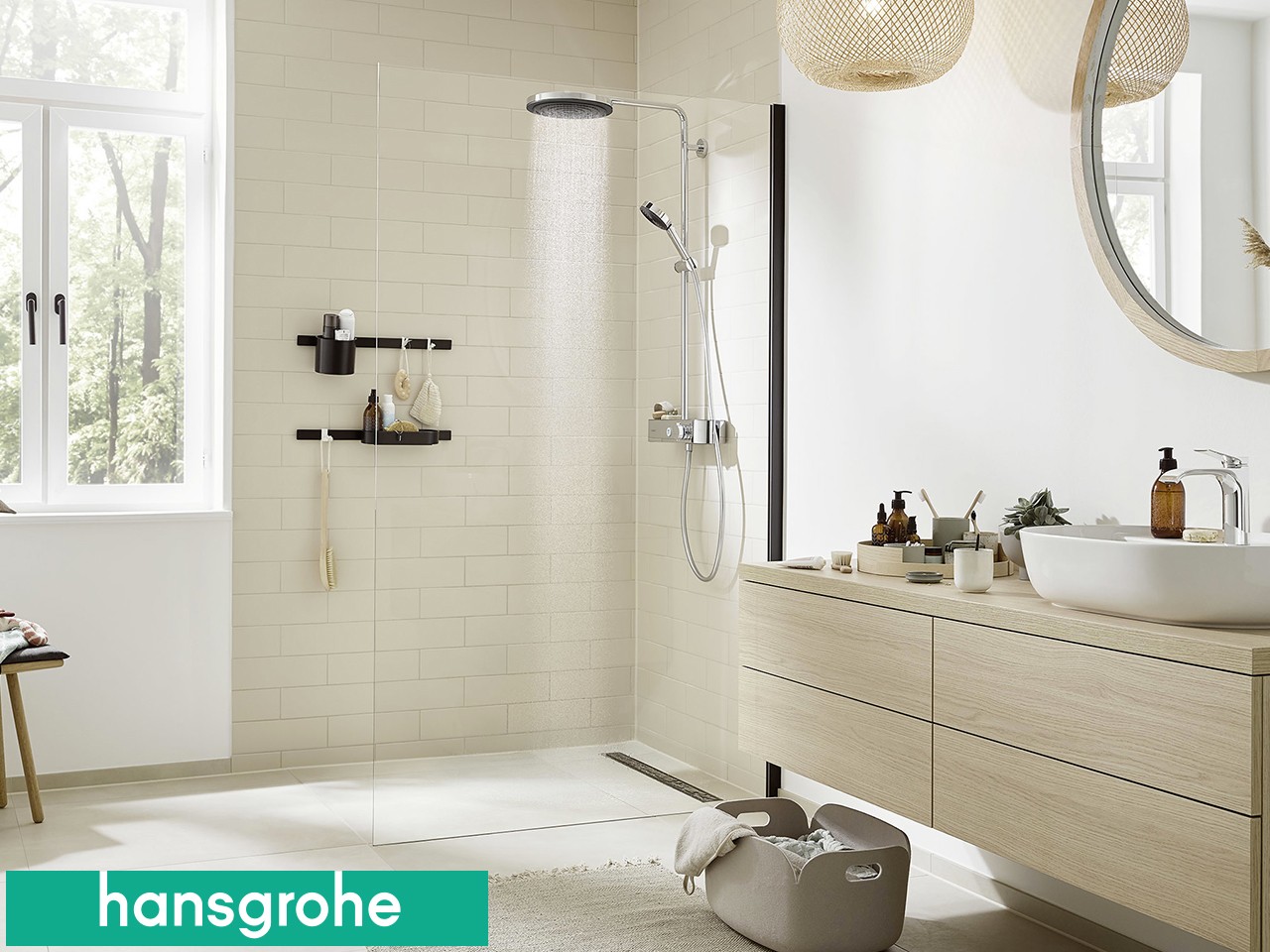 Pulsify S Hansgrohe Thermostatic Shower Column - Iperceramica