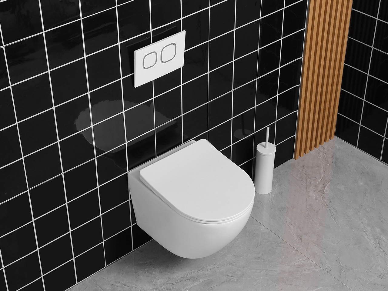 CARDANO VORTEX SUSPENDED TOILET 48,5X37 MATT WHITE - Iperceramica