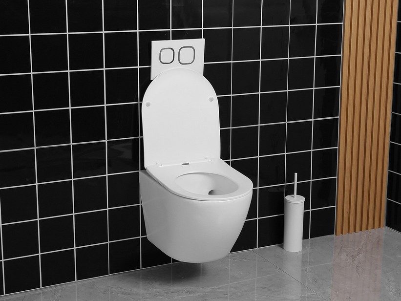 WC suspendu Cardano Vortex 48,5x37 blanc mat - Iperceramica