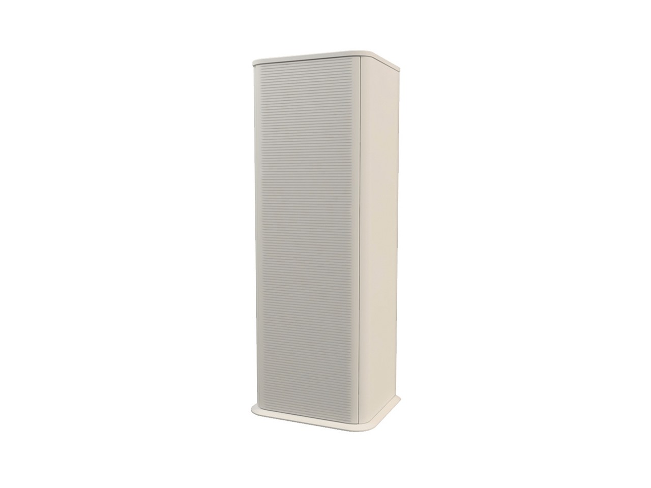 Colonna a terra ATLAS H123 con piedini - finitura Bianco Opaco ...