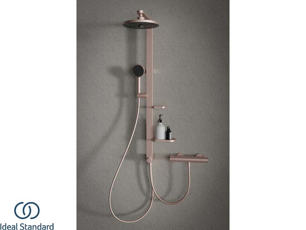 Ideal Standard® Alu+ Shower Column Shower Head And Shower 2 Functions ...