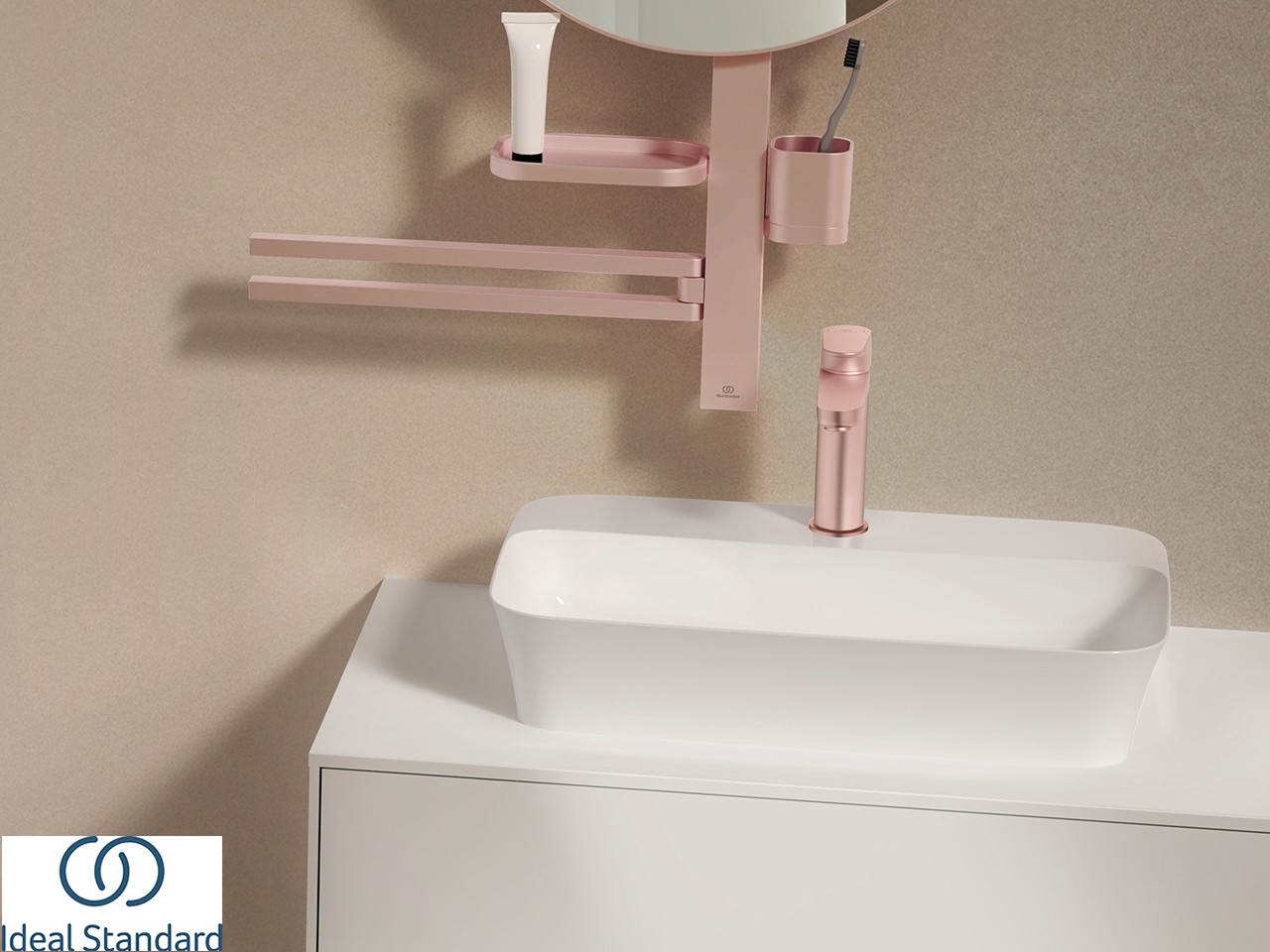 Miscelatore Lavabo Ideal Standard® Cerafine O Monocomando Rosé ...