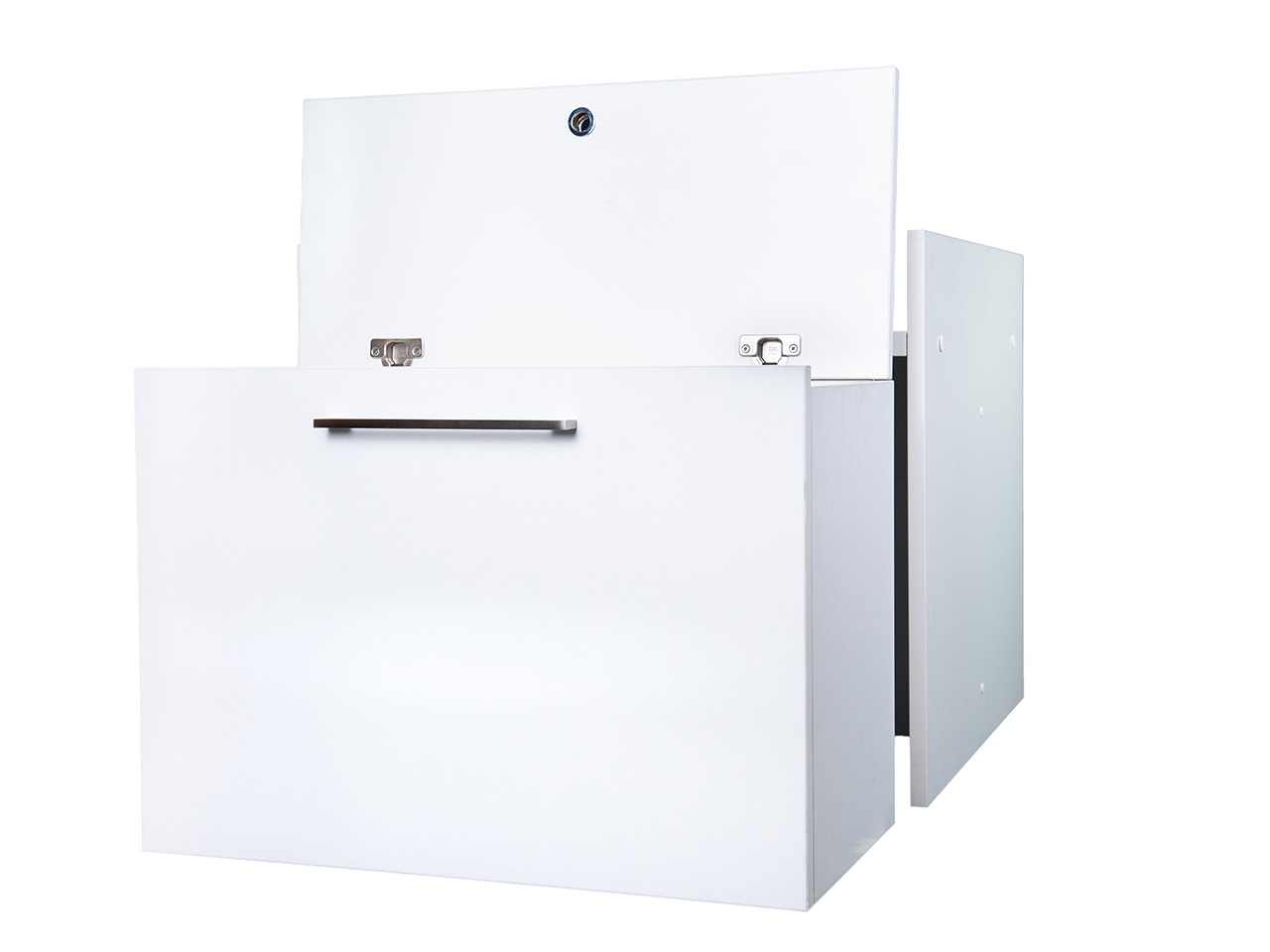 COMFORT UNDER-WASHER BIG DRAWER WHITE LAMINATED WOOD - Iperceramica