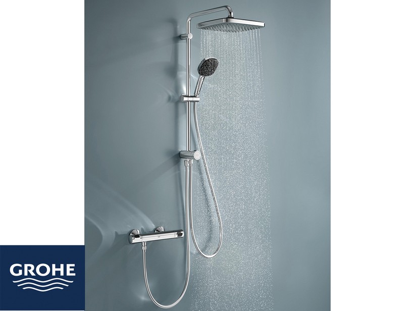 Colonne de douche Grohe® Vitalio Start Cube 250 avec douchette 110 ...