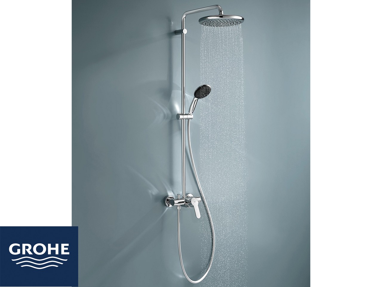 Grohe® Vitalio Start 250 Shower Column with Handshower 110 And ...