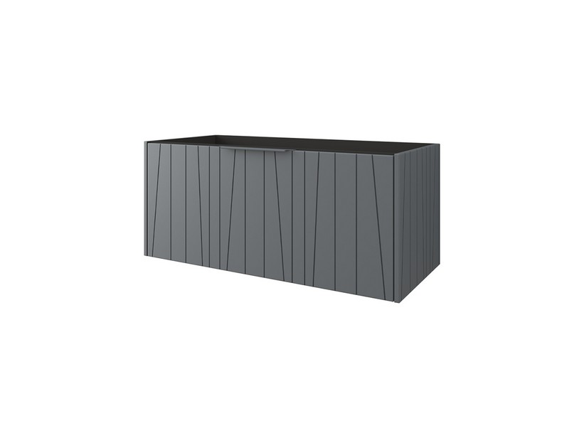 Mobile Bagno UNIKA 100 cm Azzurro Opaco e Lavabo Unitop in Resina UNIKA ...