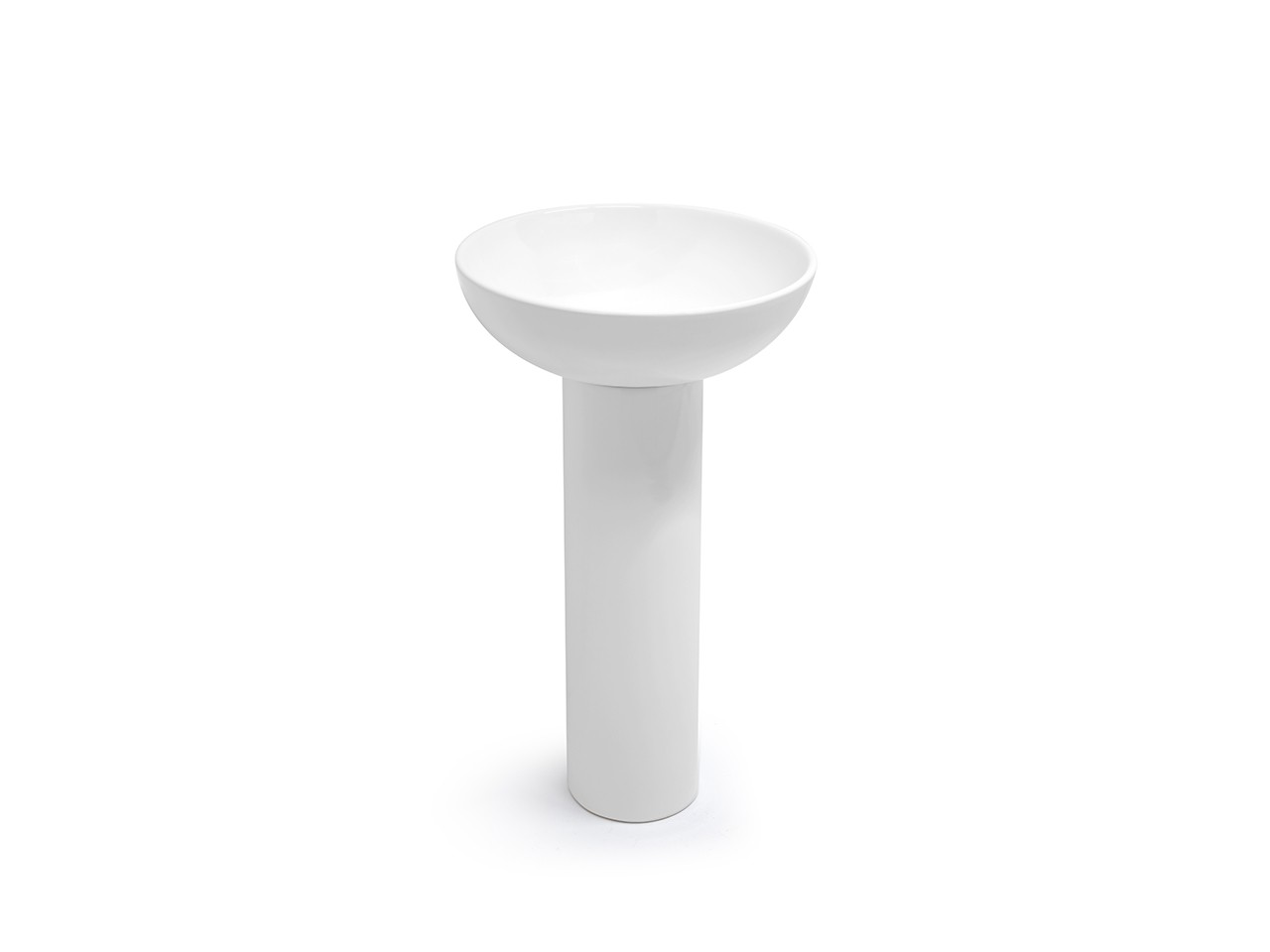 Lavabo Le Ciotole design tondo cm Ø50xH16 in Ceramica Bianco Lucido ...