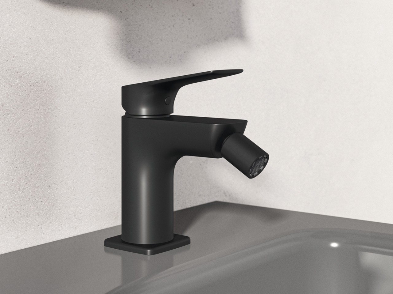 Miscelatore per Bidet Ceralife C Monocomando Nero Seta - Iperceramica