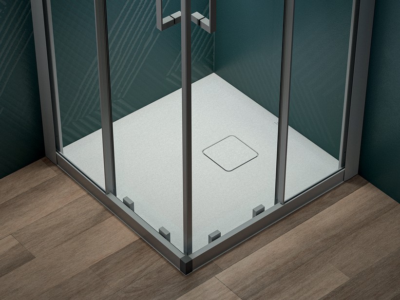 Ideal Standard Shower Tray Ultra Flat Evo 70x70 cm in Matte Silk White ...