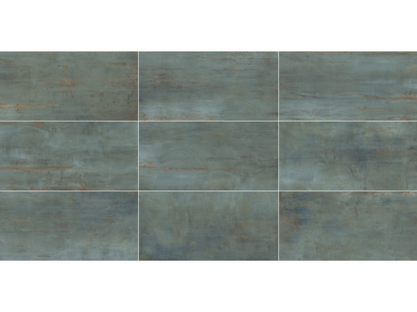 Blade Green 60X120 Metallic Effect Porcelain Tile - Iperceramica-mt
