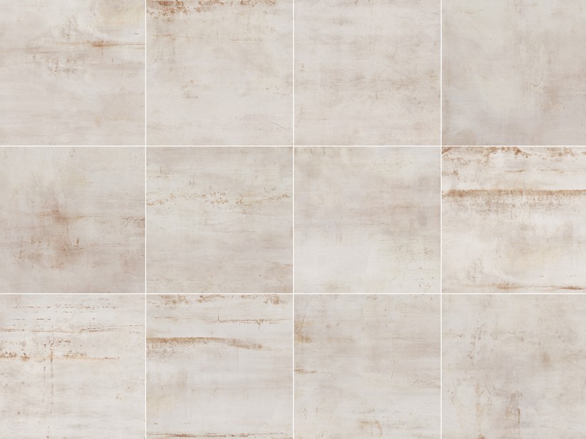 Blade White 60X60 Metallic Effect Porcelain Tile - Iperceramica