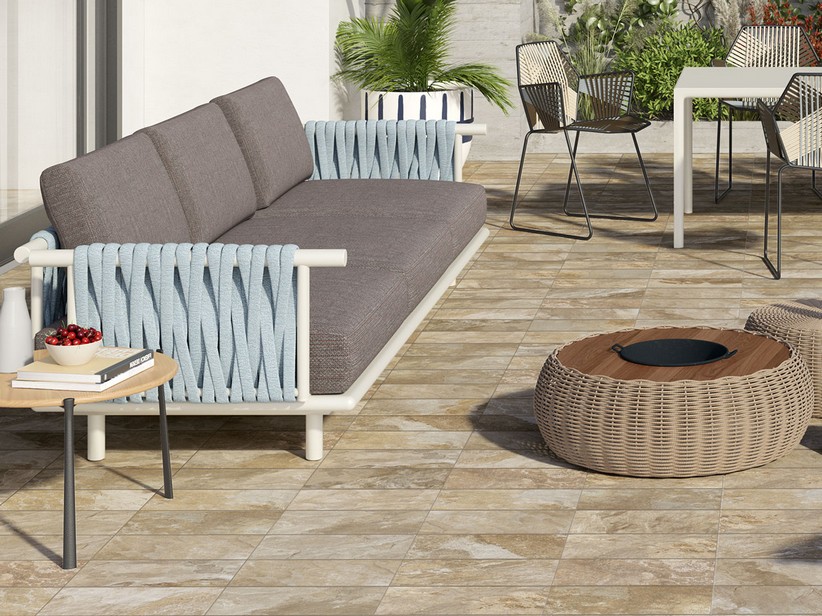 Brazil Nut Tile 20.5X41.5 Outdoor Gres Stone Effect Dove Gray ...