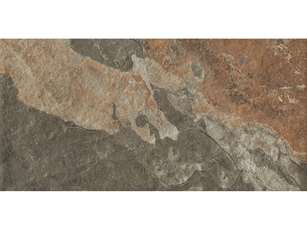 Brazil Sunset 20.5X41.5 Outdoor Gres Tile with Dark Stone Effect ...