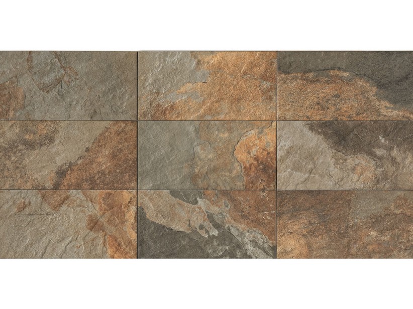 Brazil Sunset 20.5X41.5 Outdoor Gres Tile with Dark Stone Effect ...