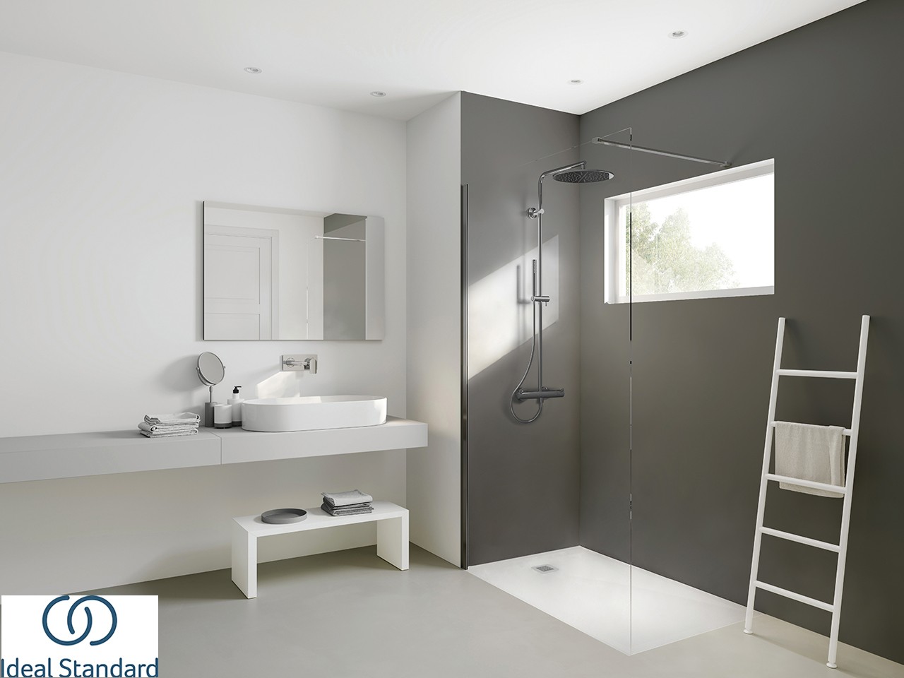 Colonne de douche Ideal Standard® Ceratherm T125 avec mitigeur ...