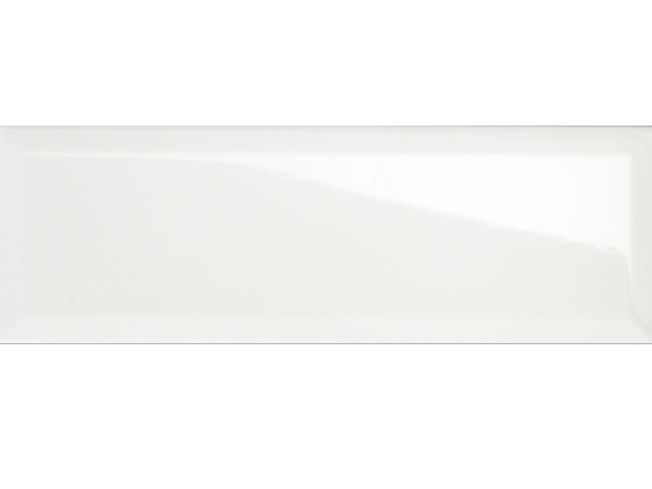 Diamante White 10x30 Shiny Diamond Effect White Tile - Iperceramica-mt