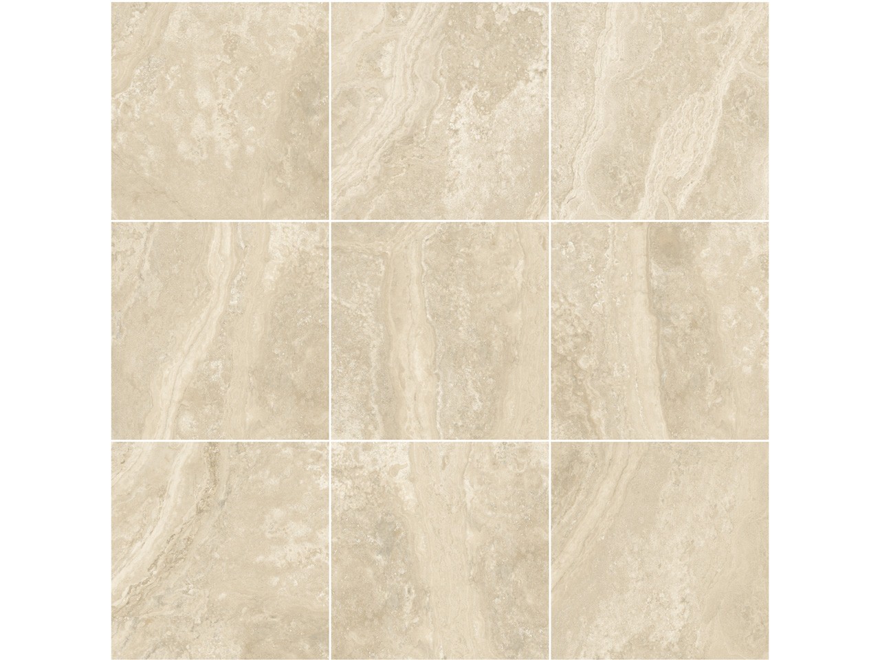 ELEGANCE TRAVERTINO 90X90 GRES MARBLE EFFECT 3D TILE - Iperceramica