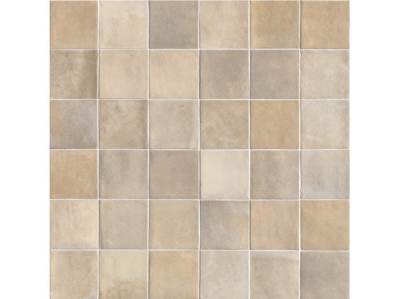 Fliese Fez Argilla 10x10 Zellige Optik glänzend Beige - Iperceramica