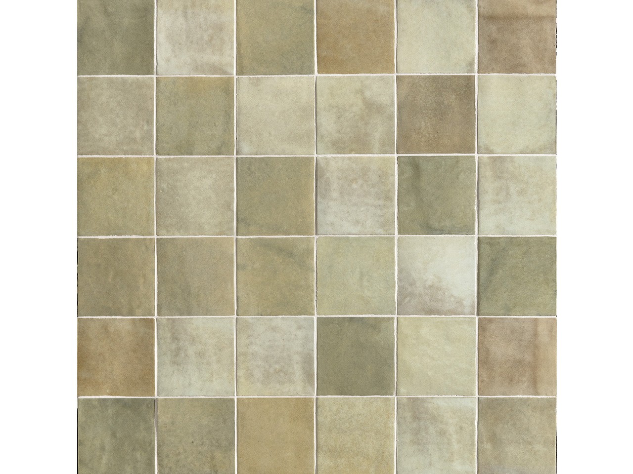 Fez Salvia 10X10 Zellige Polished Light Green Tile - Iperceramica-mt