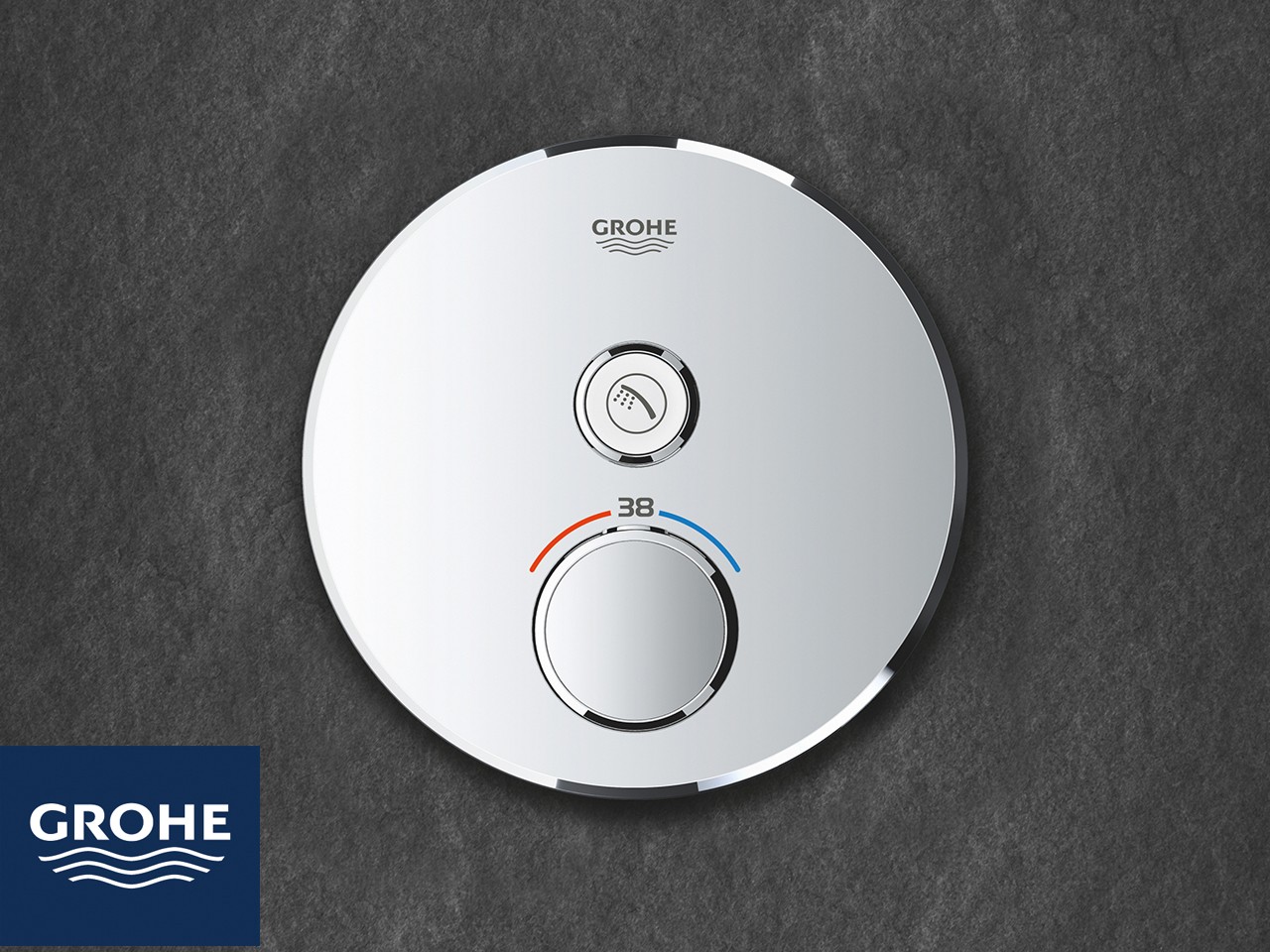 GROHE® SMARTCONTROL SHOWER MIXER THERMOSTATIC CHROME - Iperceramica