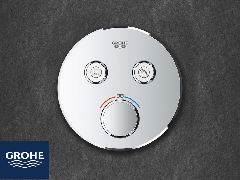 Unterputz-Thermostatarmatur für Dusche Grohe Smartcontrol mit 2-Wege ...