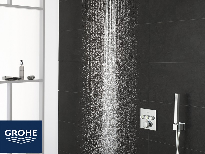Unterputz-Thermostatarmatur für Dusche Grohe Smartcontrol Cube mit 3 ...
