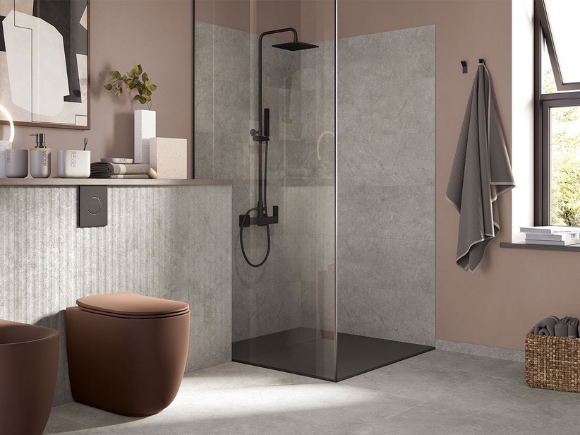 HIGHLANDS GREY LIMESTONE EFFECT PORCELAIN TILE 60X120 - Iperceramica