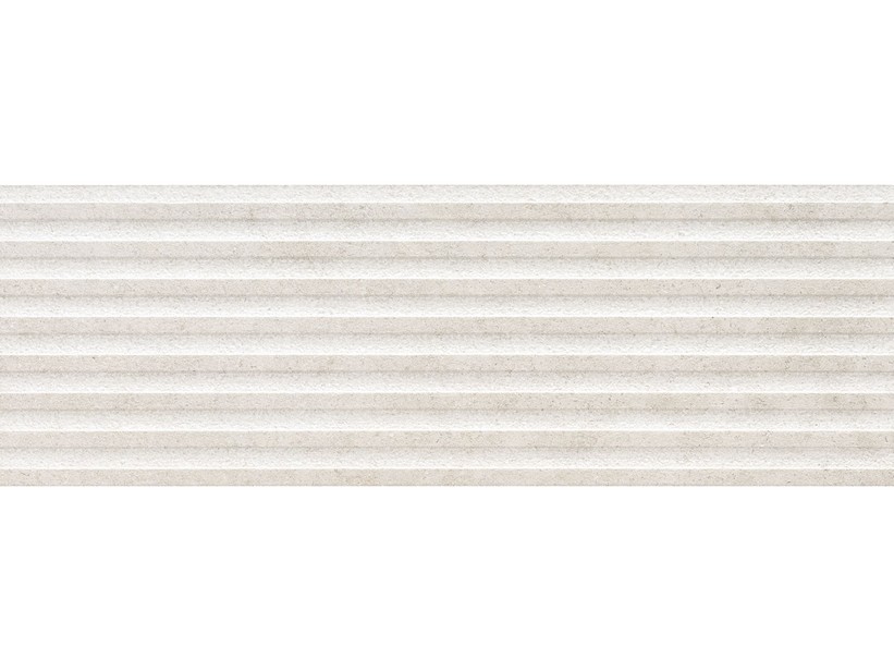 Rivestimento Highlands Wall 3D Ivory 33x100 Effetto Pietra 3D Avorio ...