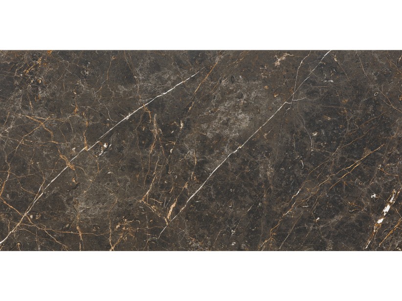 Imperiale Gold Tile 60X120 Gres Marble Effect 3D Brown Matt ...