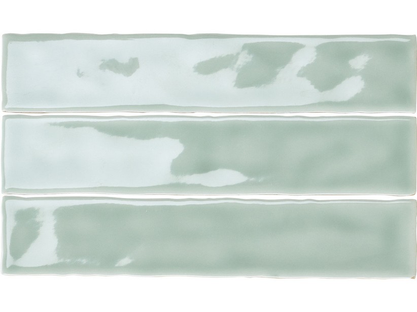 Jelly Aloe 5x25 Glossy Green Single-Fired Wall Tile - Iperceramica-mt