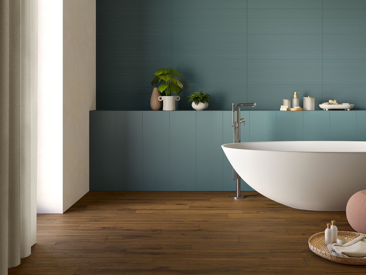 Lake Brown Tile 15.2x99.4 Brown Oak Effect Gres - Iperceramica-mt