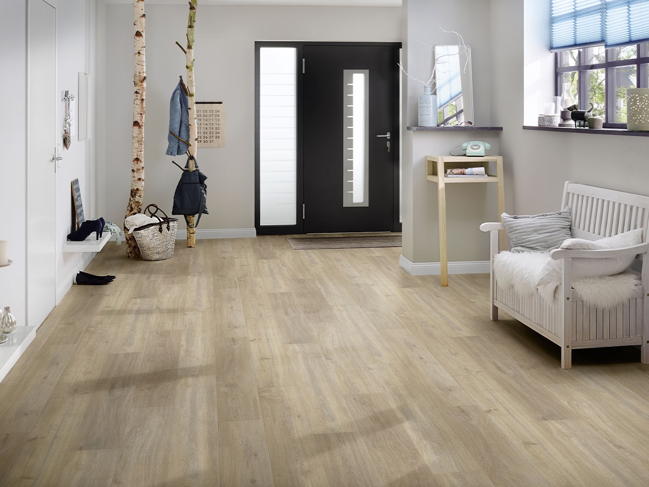 Pavimento Laminato Khaki Oak Effetto Rovere Sabbia Ac4 - Iperceramica