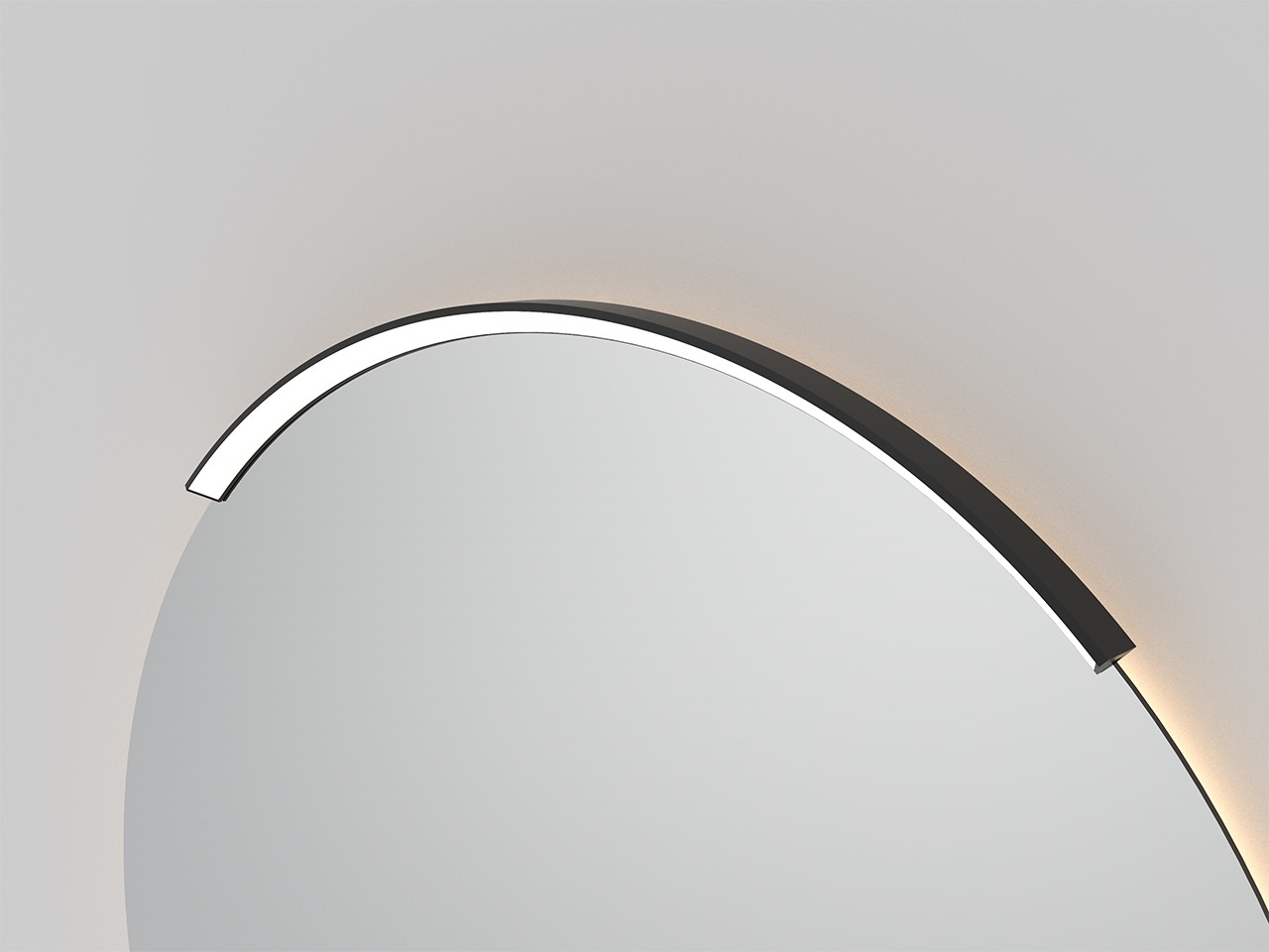 Moon LED Lampe Ø60 cm Matt Schwarz - Iperceramica