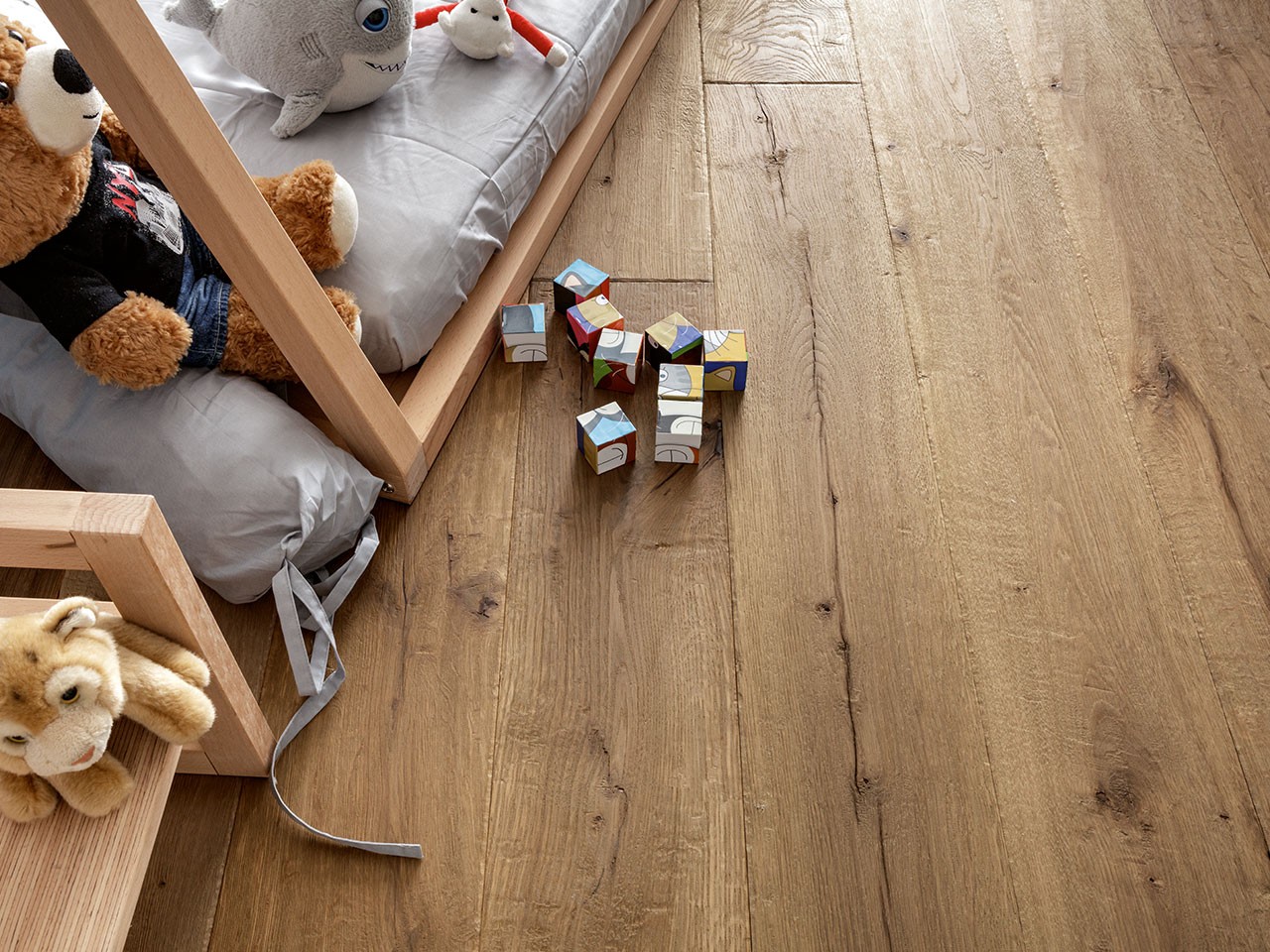 Plancia Parquet Rovere Rustico Naturale Piallato Spazzolato - Loft ...
