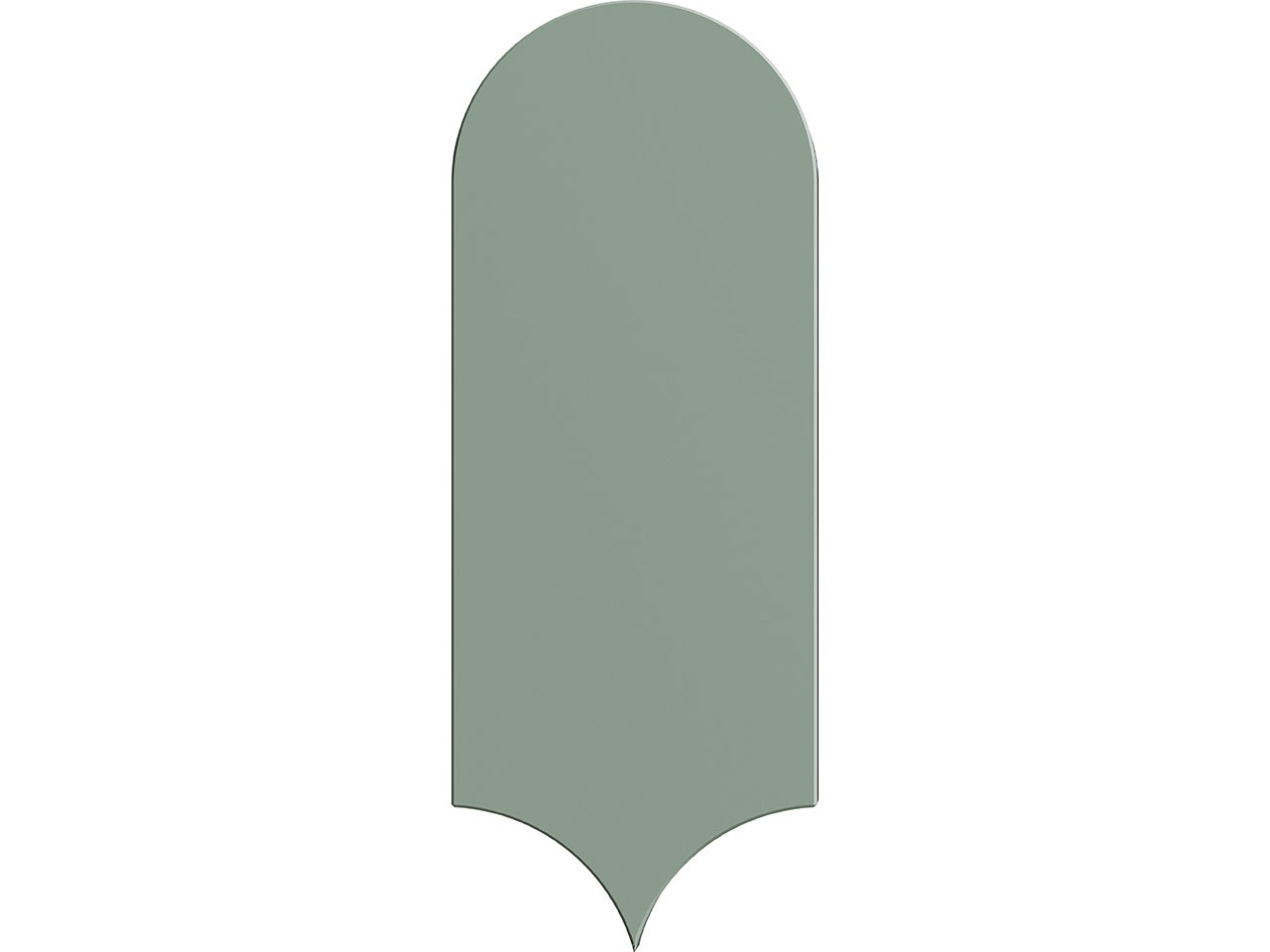 Rivestimento Lollipop Mint 8X21,5 a Coda di Pavone Verde - Iperceramica