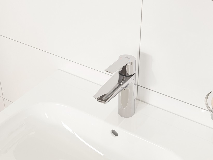 Grohe Mixer Water-Saving Start 2021 M Basin Tap Chrome - Iperceramica-mt