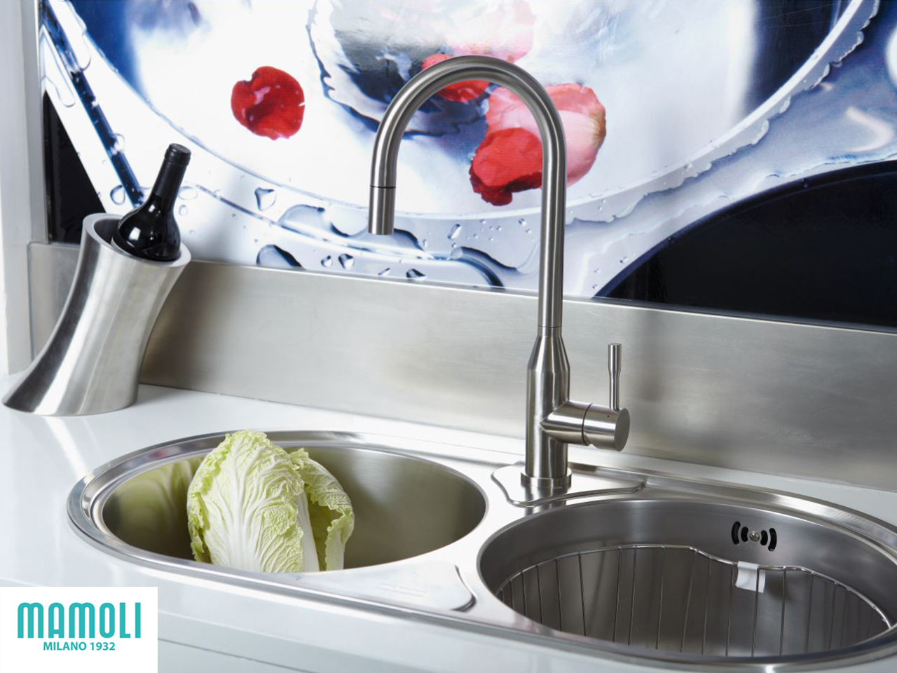 Miscelatore per Cucina Coffee Monocomando Inox 18/10 - Iperceramica