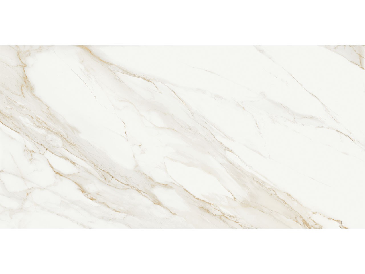 Fliese Montblanc 60X120, Feinsteinzeug mit weißer Marmoroptik ...