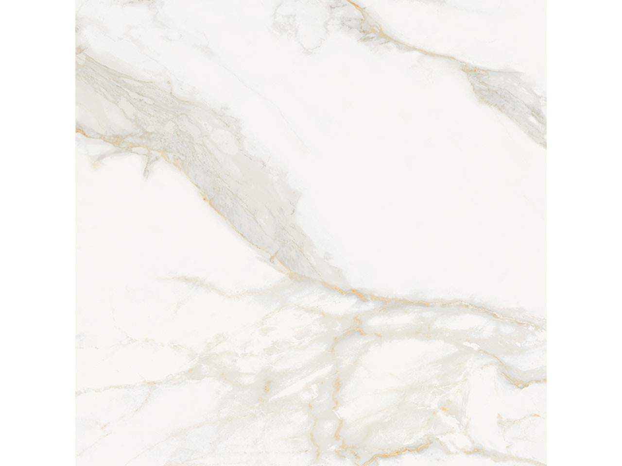 Fliese Montblanc 60X60 Feinsteinzeug mit weißer Marmoroptik - Iperceramica