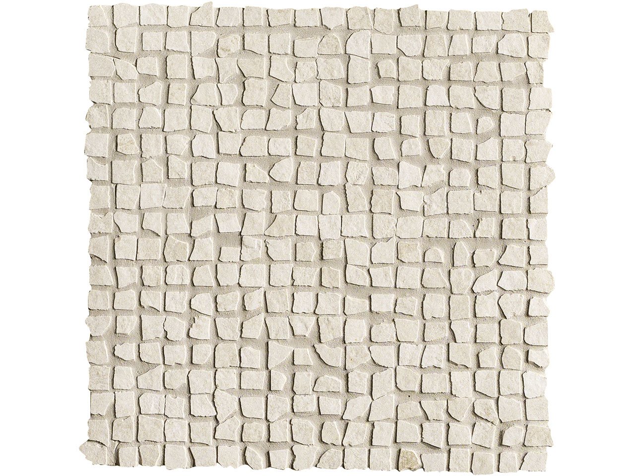 Mosaïque Absolute White 30x30 grès cérame effet ardoise blanche ...