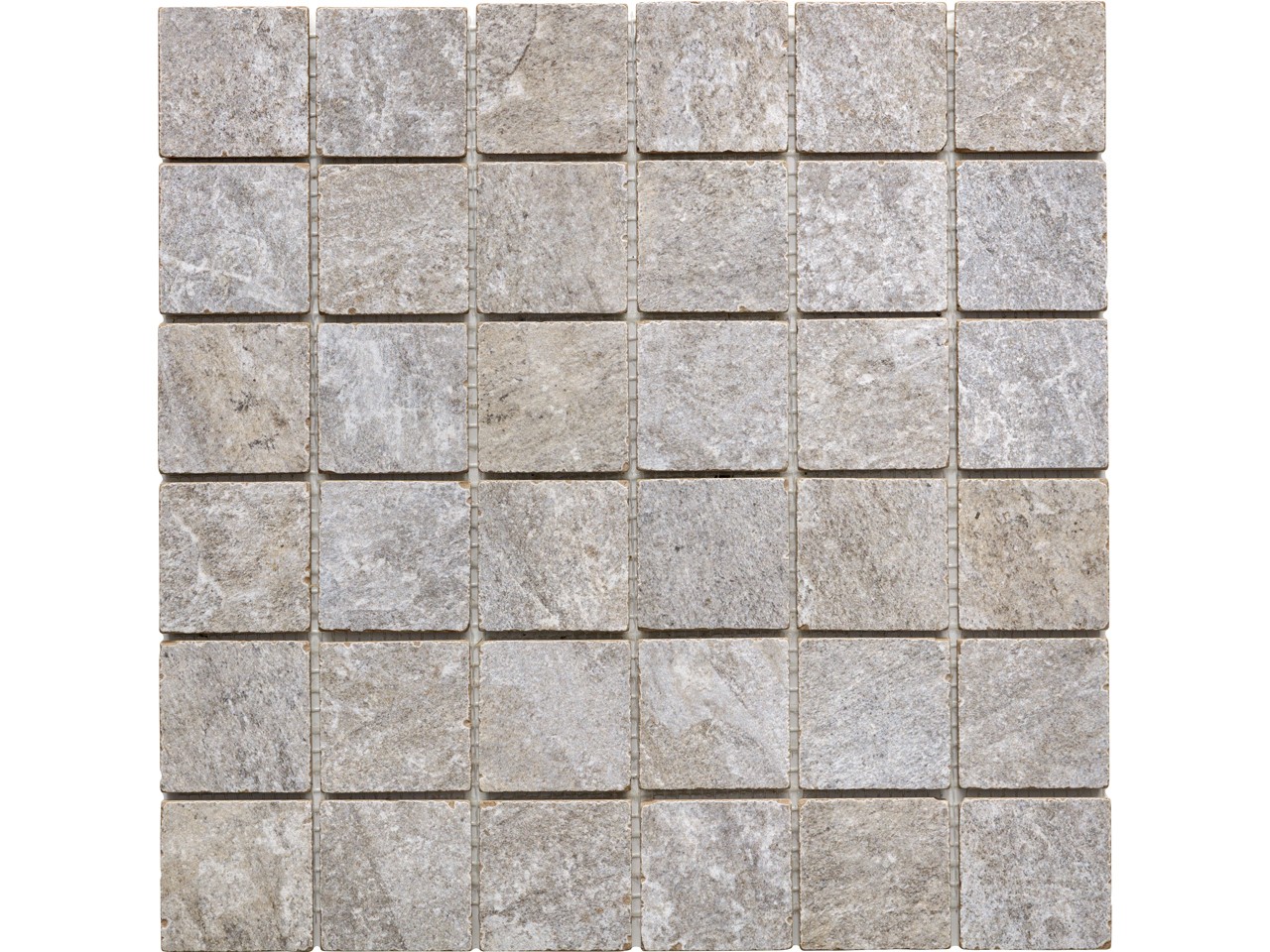 Nepal Grey 30X30 Quartzite Effect Mosaic Stoneware Grey - Iperceramica-mt