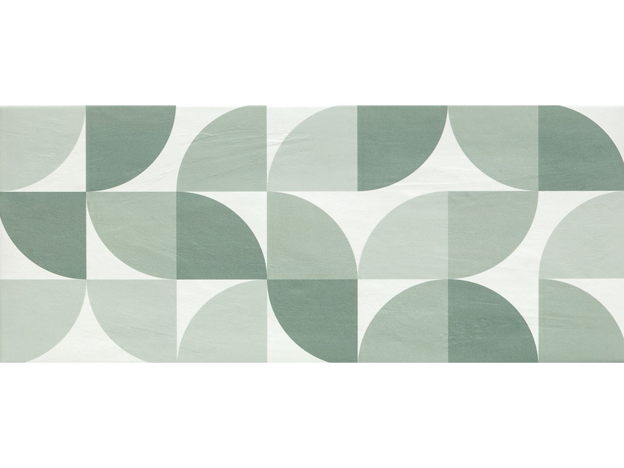 MOVE CLOVER SAGE GEOMETRICAL GREEN WALL TILE 25X60 - Iperceramica