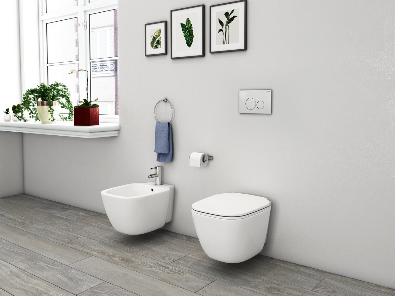 Oslo Rimless Wall-Hung Pan Hidden Fixation - Iperceramica-mt