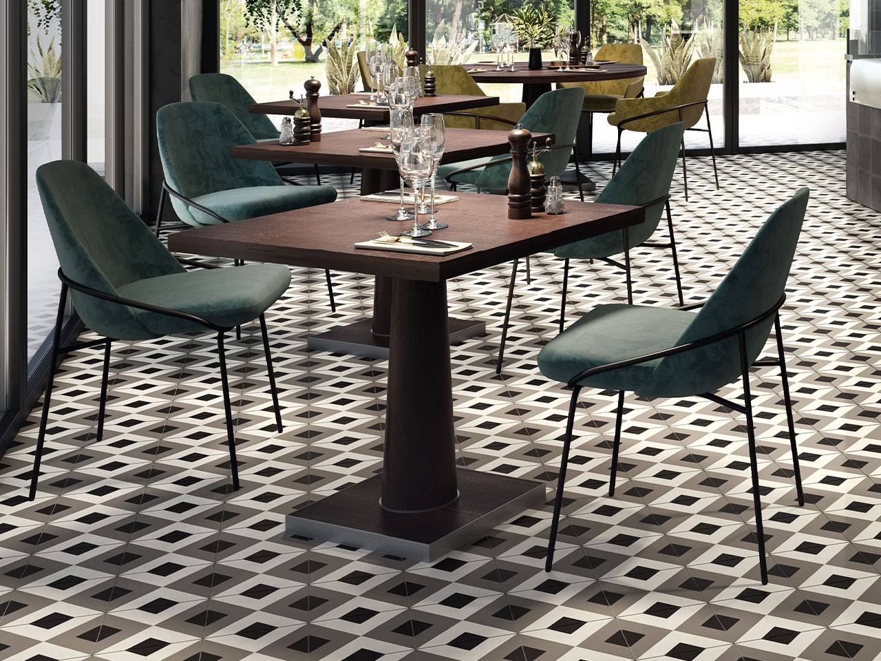 Piastrella Interni Deco Square 20X20 Gres Effetto Cementina Decorata ...