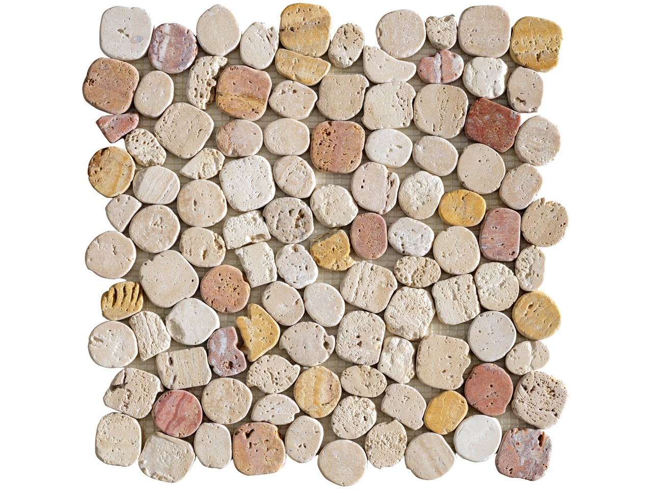 Mosaïque marbre Riviera Red 30,5x30,5 beige - Iperceramica