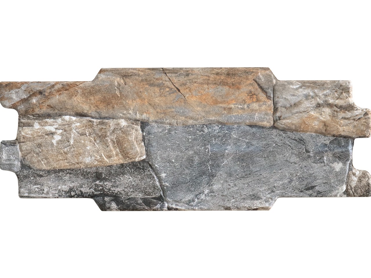 Tiling Rocky Sunset 16X40 Natural Stone Wall Effect Grey - Iperceramica-mt