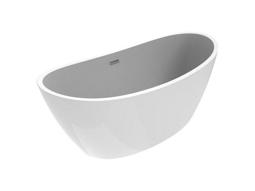 Vasca Freestanding Rodi 170x80 Acrilico Bianco Lucido - Iperceramica